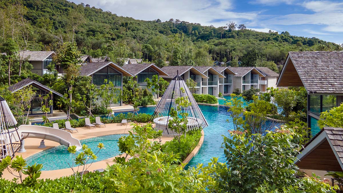 Island Escape Burasari - Luxury Pool Villas and Modern Resort rooms.